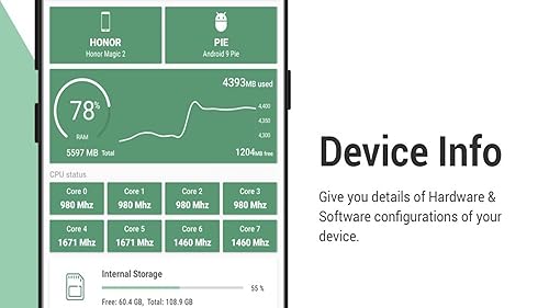 Device Info details of Hardware & Software - App on Amazon Appstore