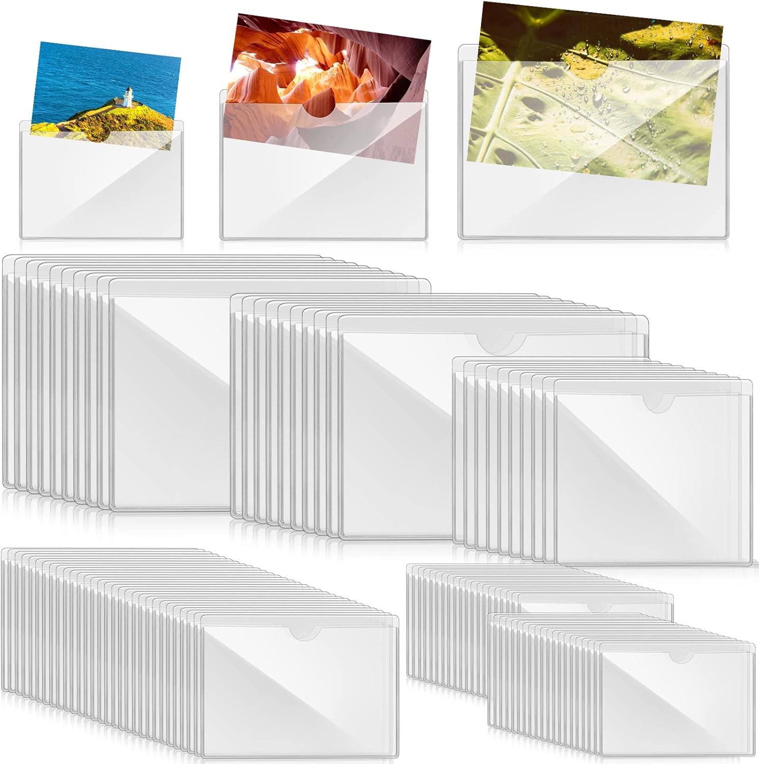 Clear Self Adhesive Pockets Self Label Holder Adhesive Pockets for ...