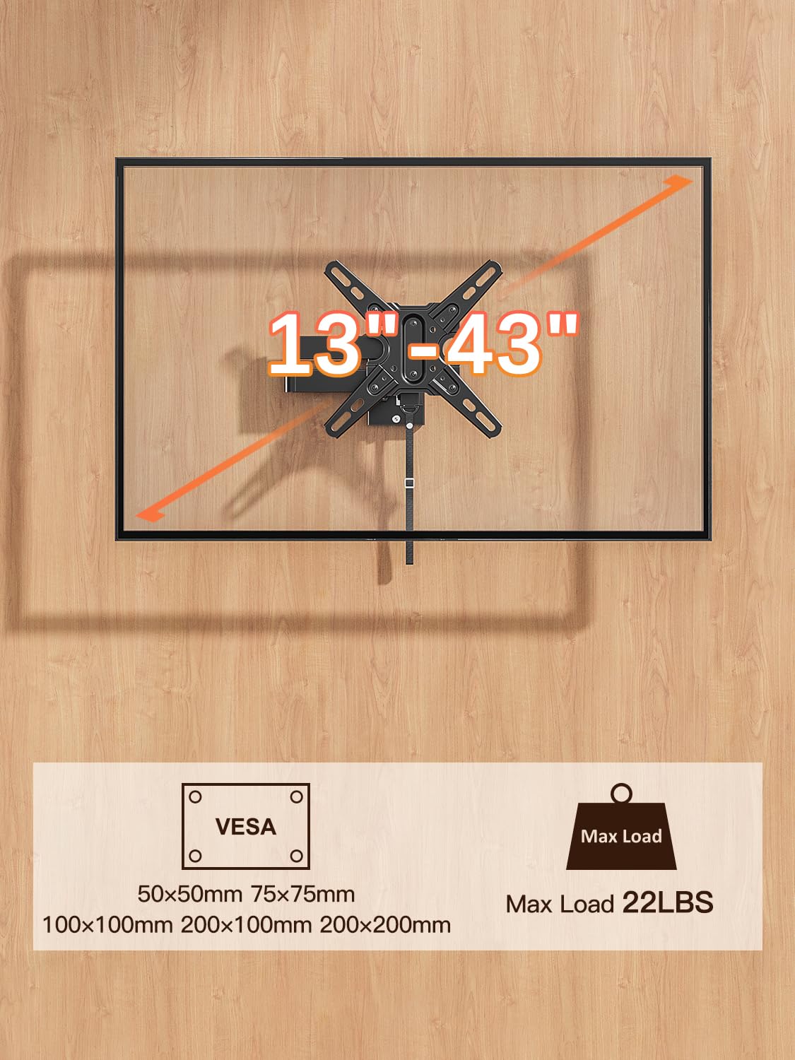 Snapklik.com : Mounting Dream UL Listed Lockable RV TV Mount For Most ...