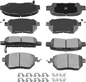 Amazon.com: AUTOMUTO 8PCS Front & Rear Ceramic Disc Brake Pads Set D969 D905 For Infiniti FX35 ...