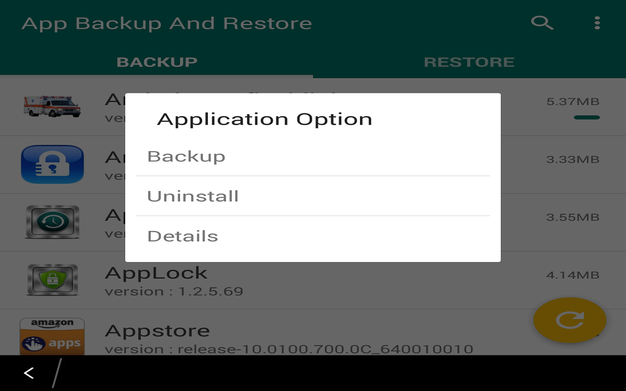 App Backup & Restore - App on Amazon Appstore