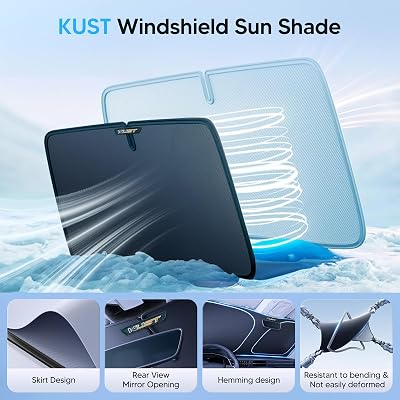 KUST Windshield Sun Shade for 2015-2023 Dodge Nepal | Ubuy