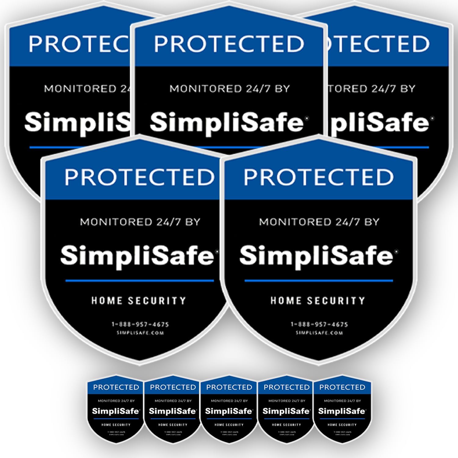 Amazon.com: 5PCS Yard Sign Shield Compatible for SimpliSafe Home ...