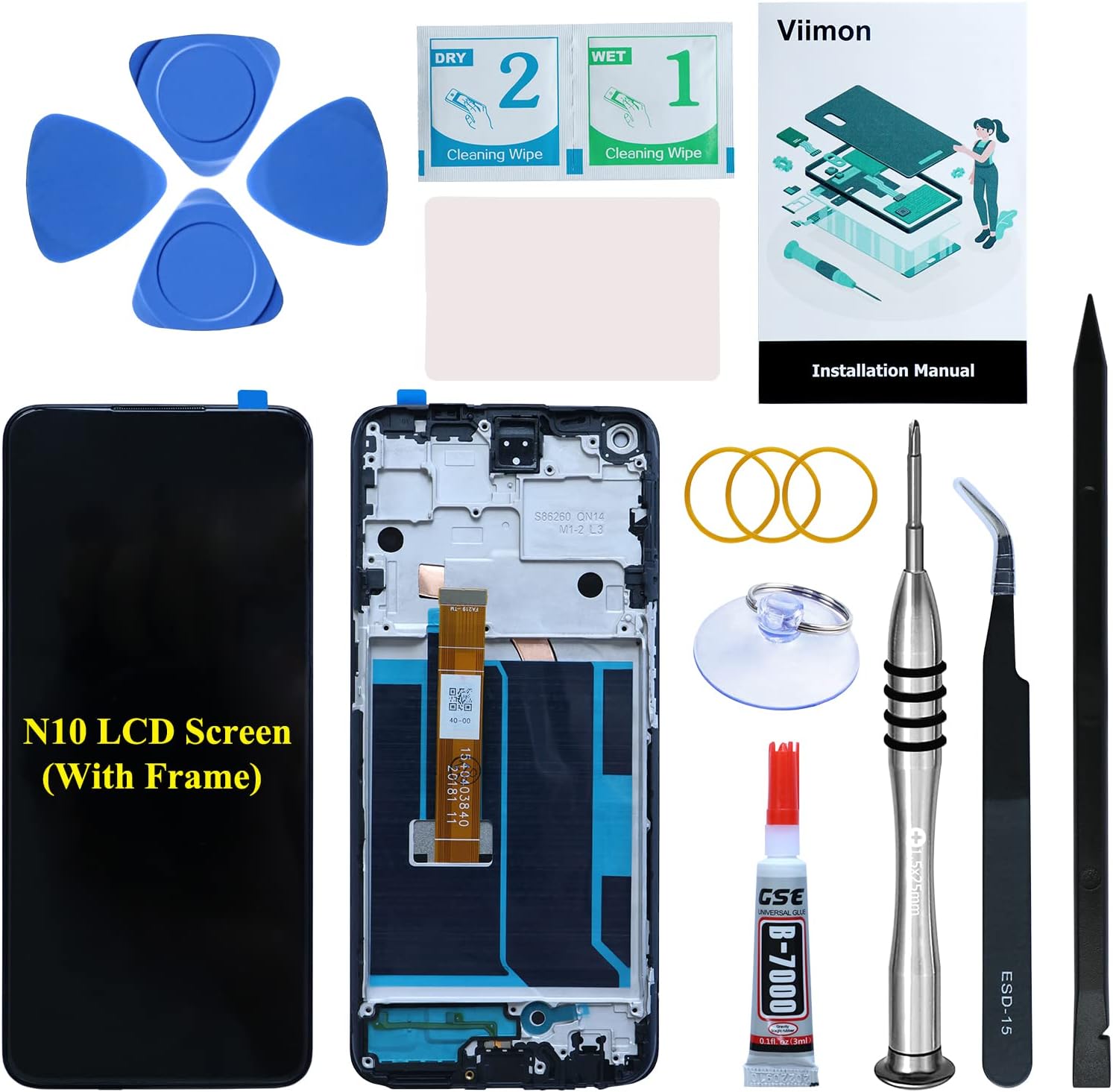 Amazon.com: Viimon for OnePlus Nord N10 5G OEM LCD Screen with Frame Replacement Compatible with ...