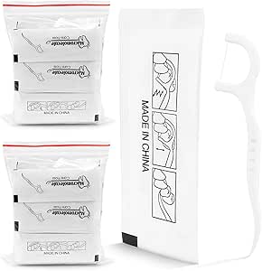 Amazon.com : HOFASON 200 Count Individually Wrapped Floss Picks Dental ...