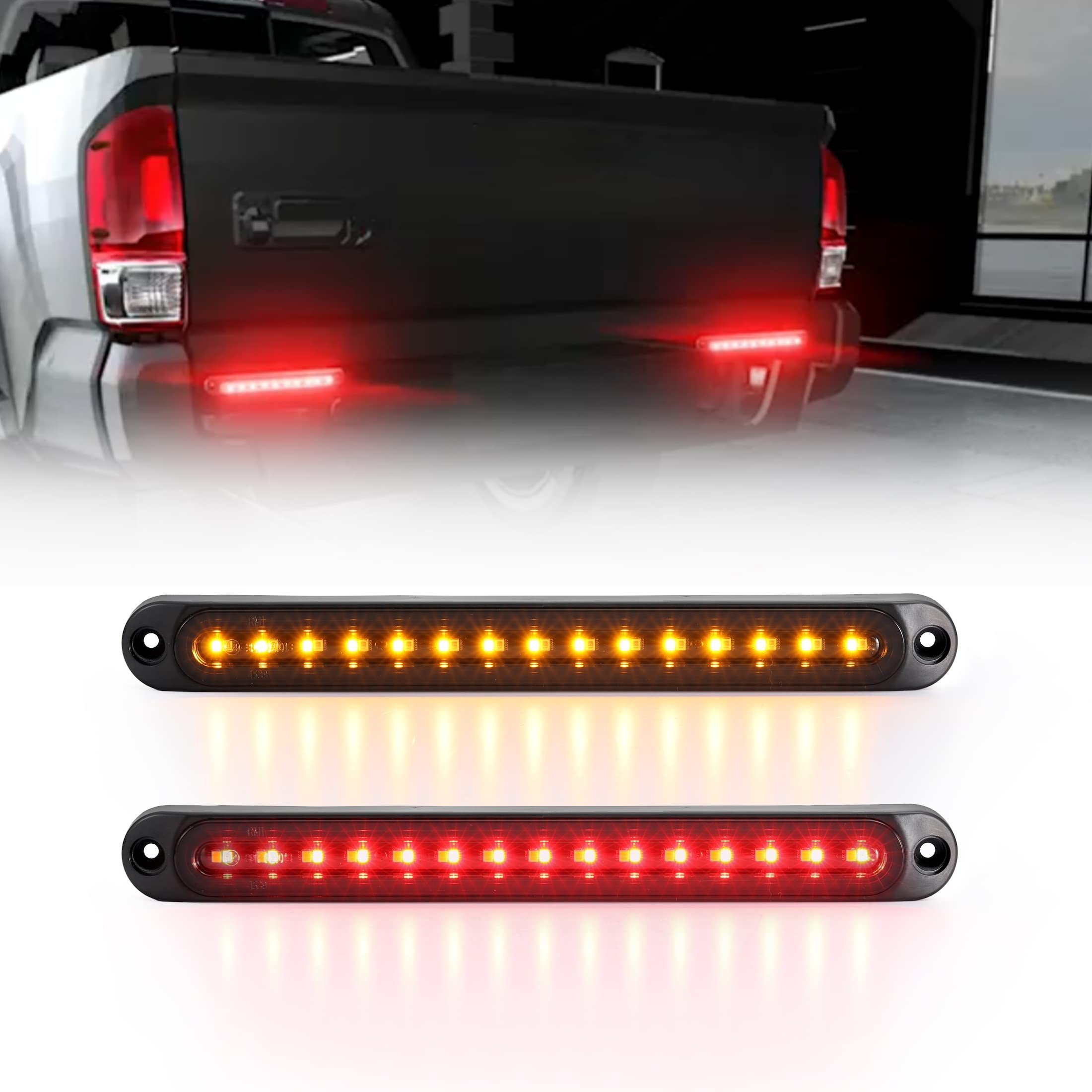 Universal Led Tail Light Bar 1PC Universal 10inch 30 LED Trailer