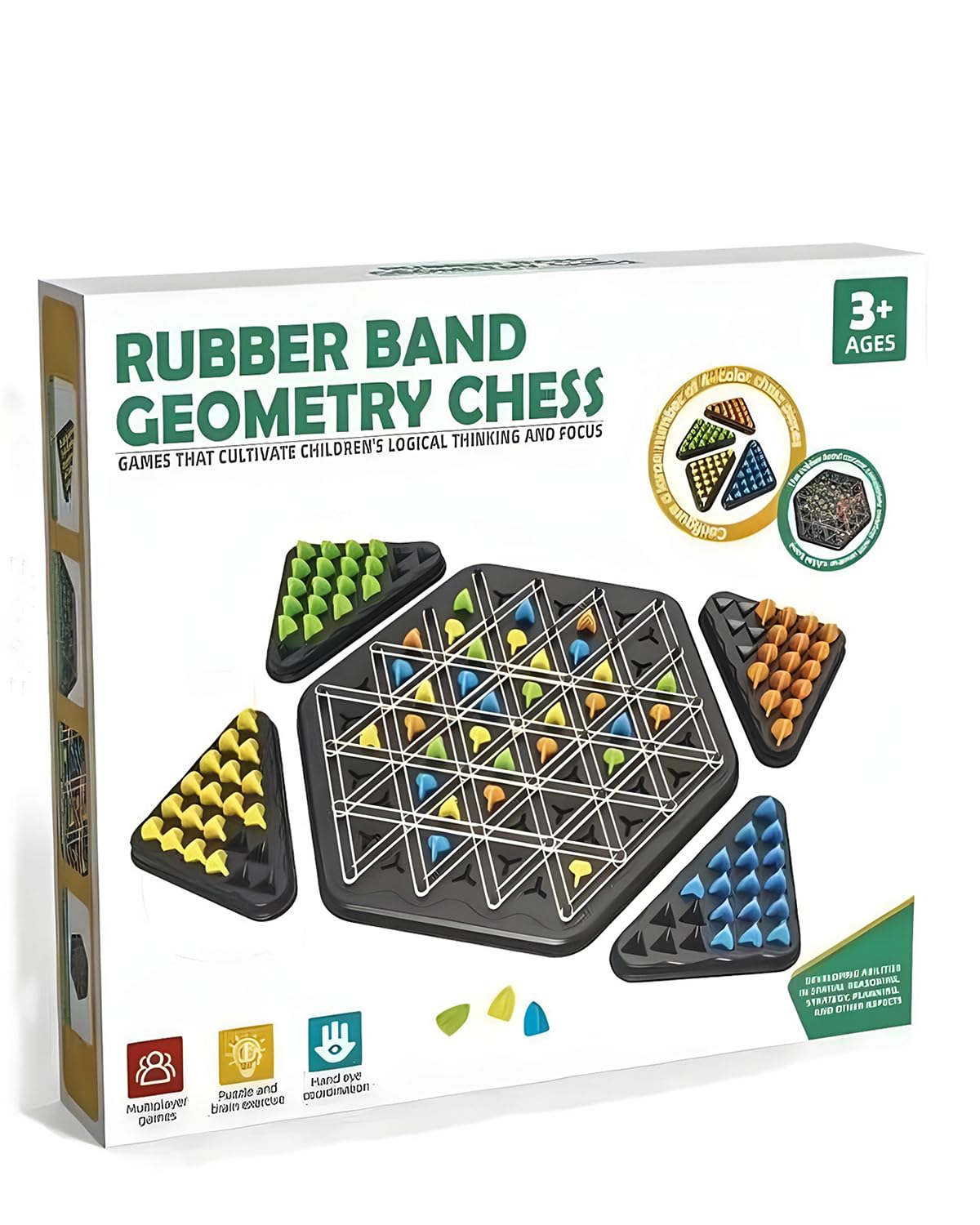 Snapklik.com : Chain Triangle Chess Triggle Game Set, 2024 New Triangle ...