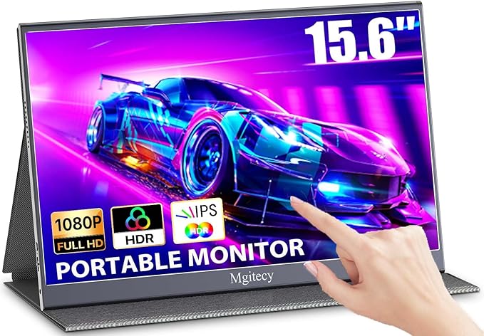 Amazon.com: Touchscreen Portable Monitor,15.6inch 1080P USB C Hdmi ...