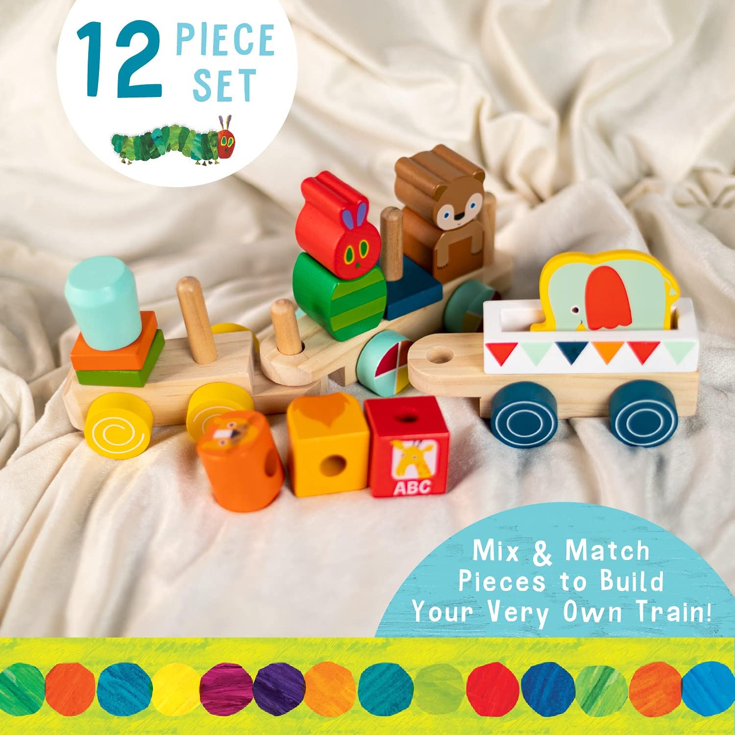 Eric Carle The Very Hungry Caterpillar Wooden Train Barbados | Ubuy