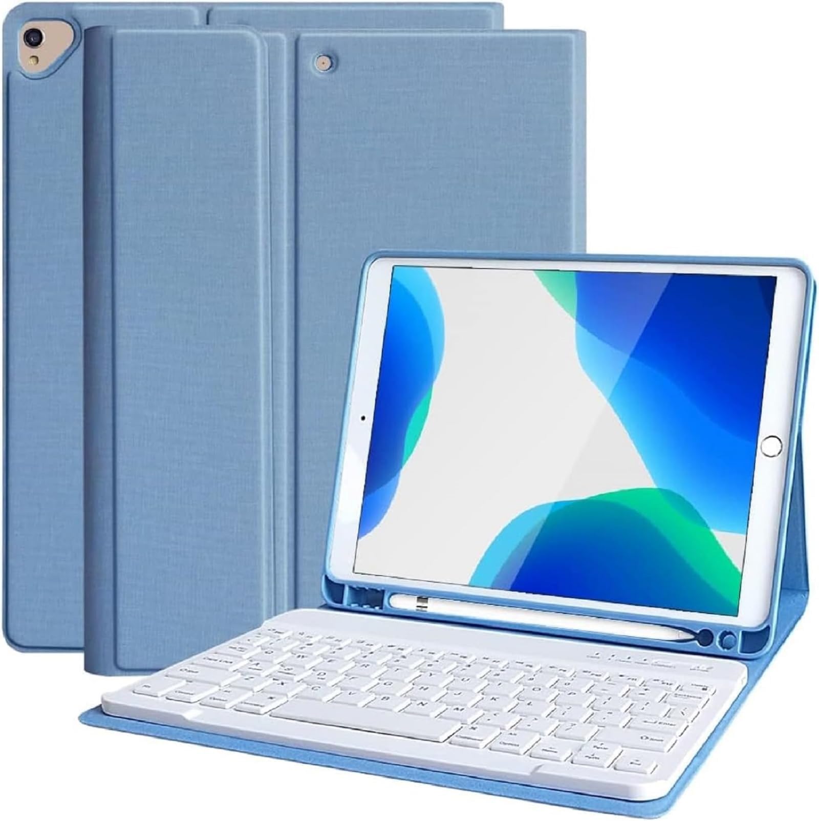 Keyboard Case for iPad 9th/8th/7th Generation 2021/2020/2019, iPad 10.2 ...