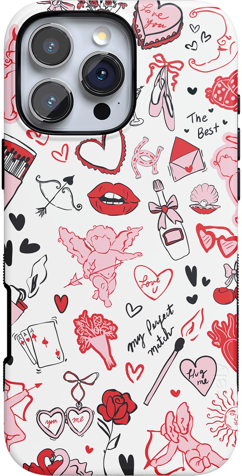 Amazon.com: Casely iPhone 16 Pro Max Case | Cupid's Touch | Collage | Compatible with MagSafe ...
