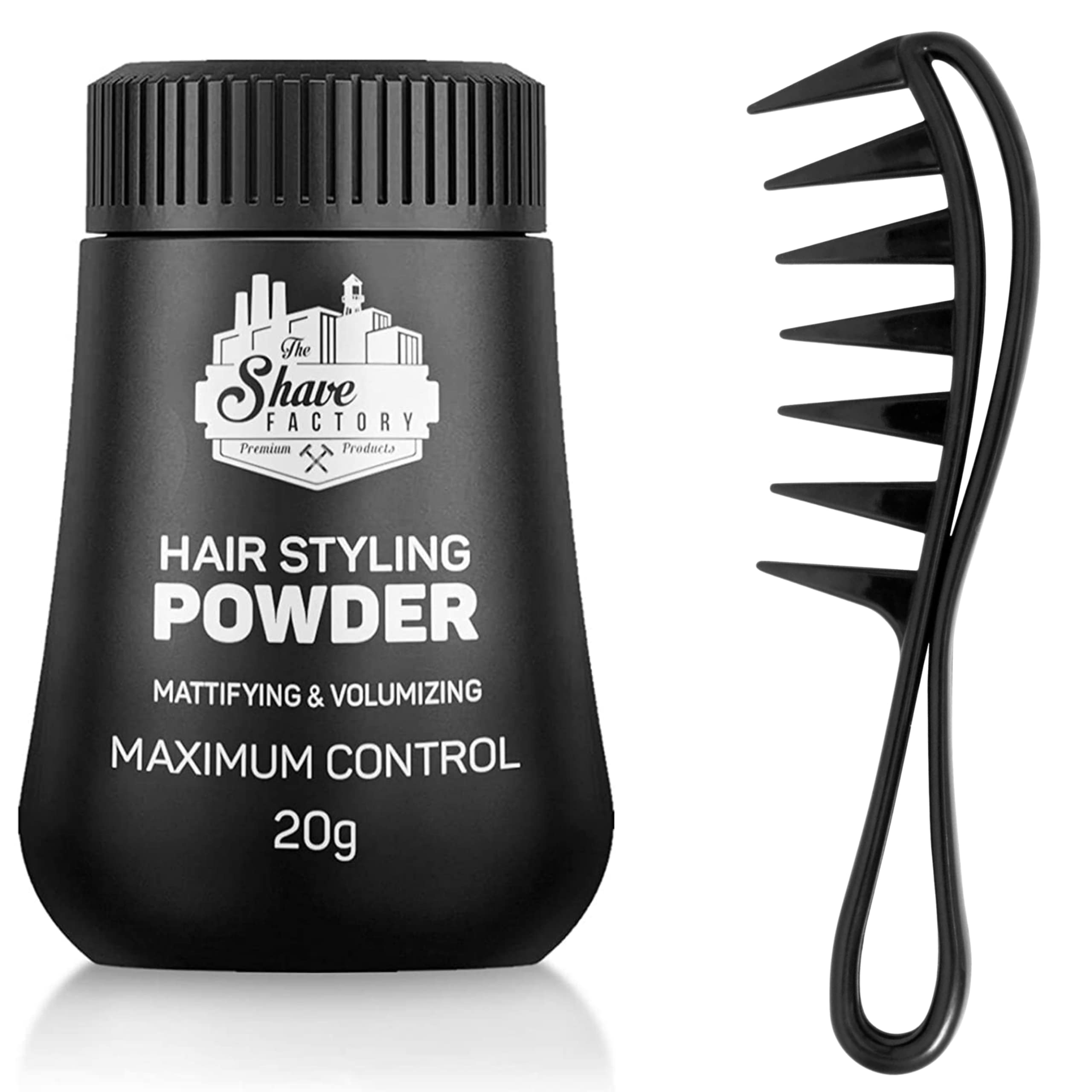 The Shave Factory Hair Styling Powder - Mattifying and Volumizing ...