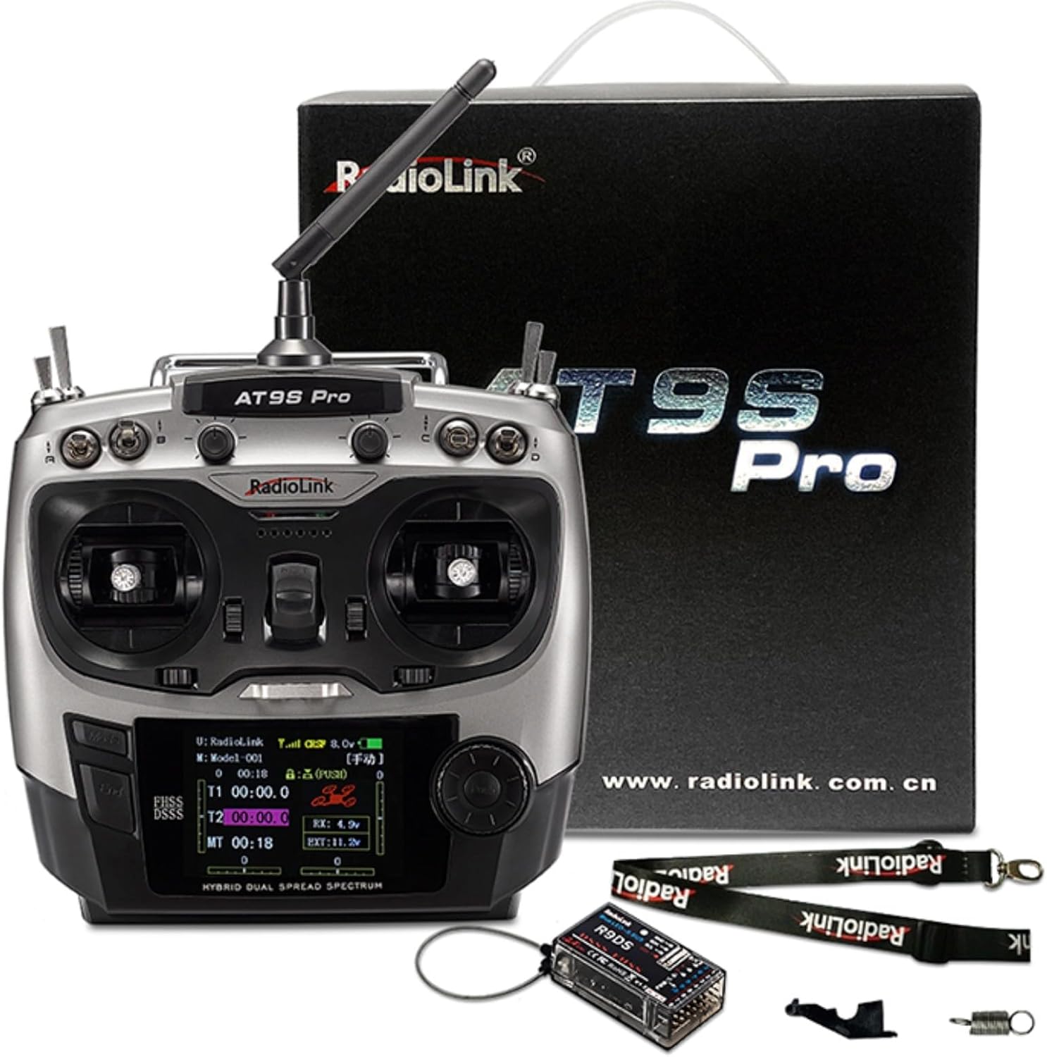 Amazon.com: HTLNUZD Radiolink AT9S Pro 2.4G Radio Controller ...