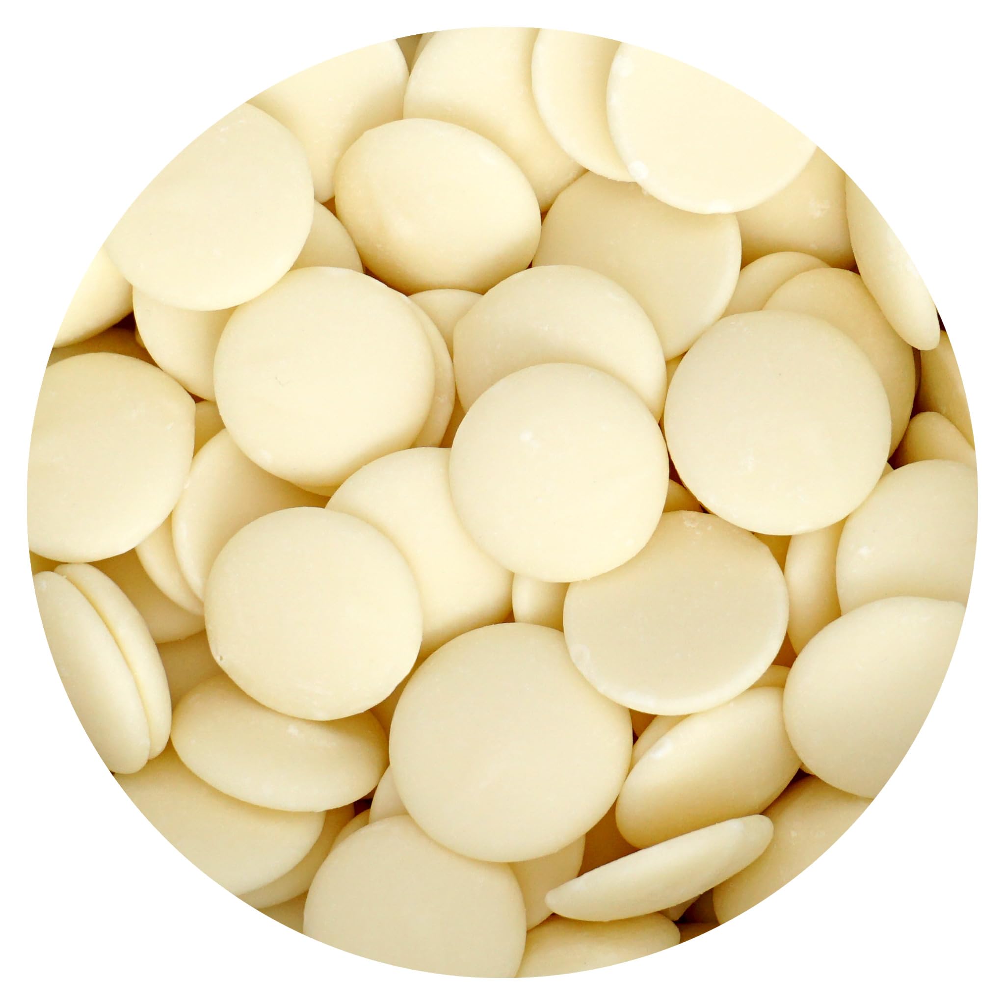 Amazon.com : White Chocolate Melting Wafers, 2lb Bulk Bag, Melting ...