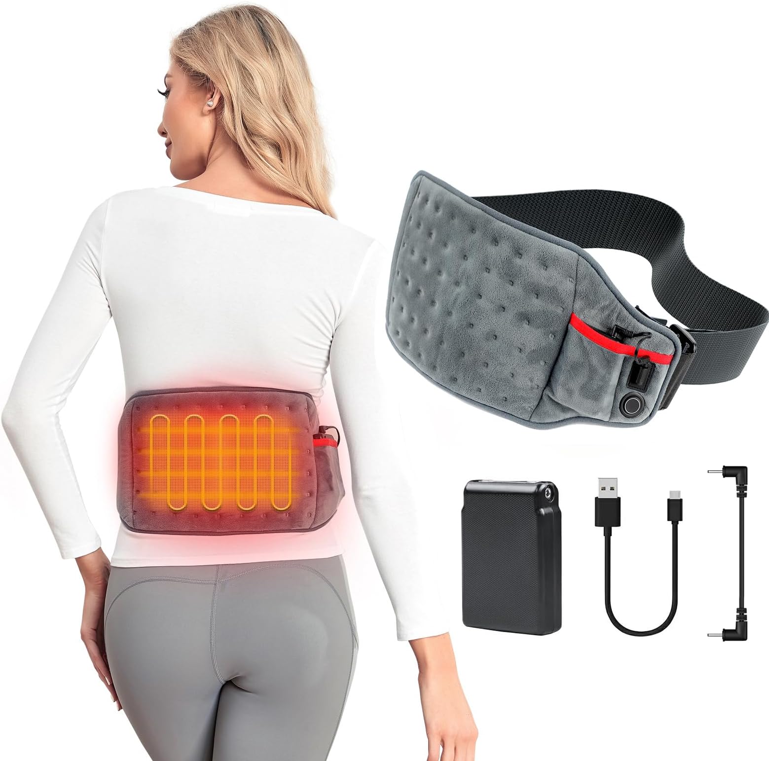 Amazon.com: Sunbeam USB Heating Pad for Back, Shoulder, Arm, and Leg ...