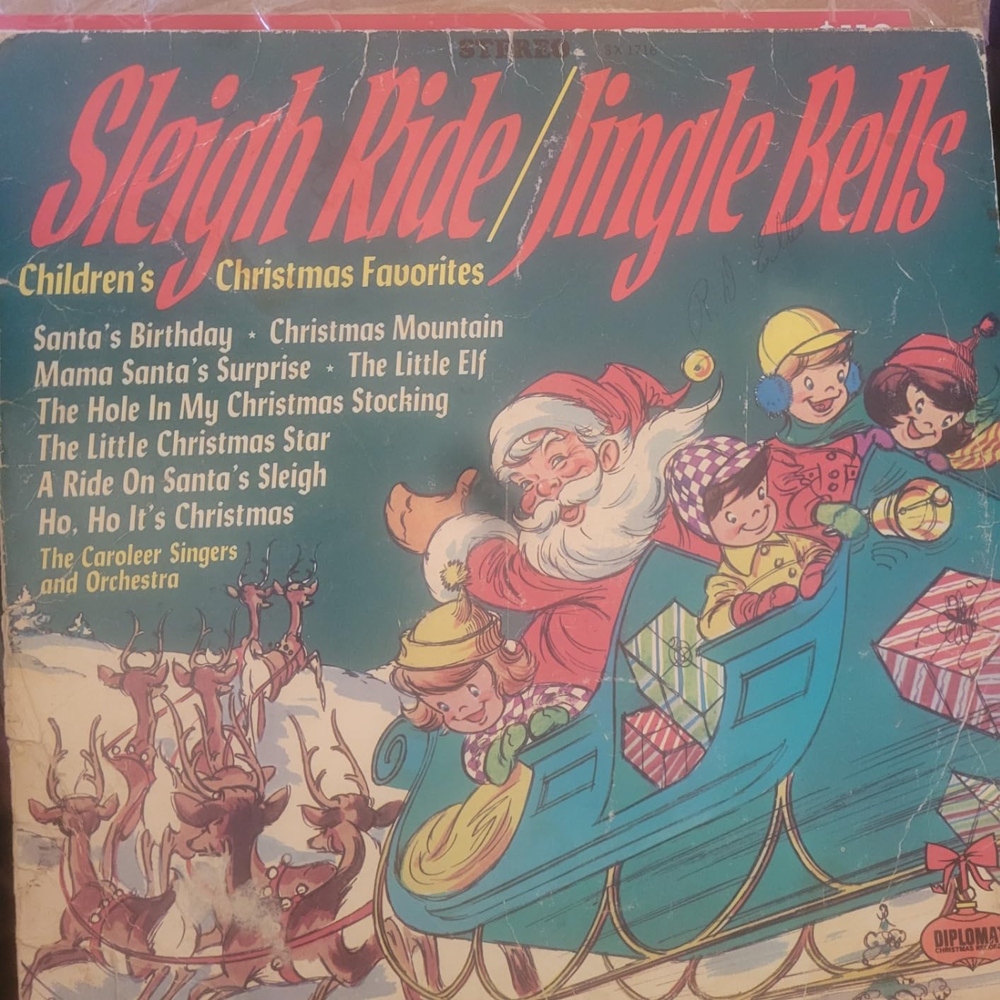 The Caroleer Singers and Orchestra - Sleigh Ride / Jingle Bells ...