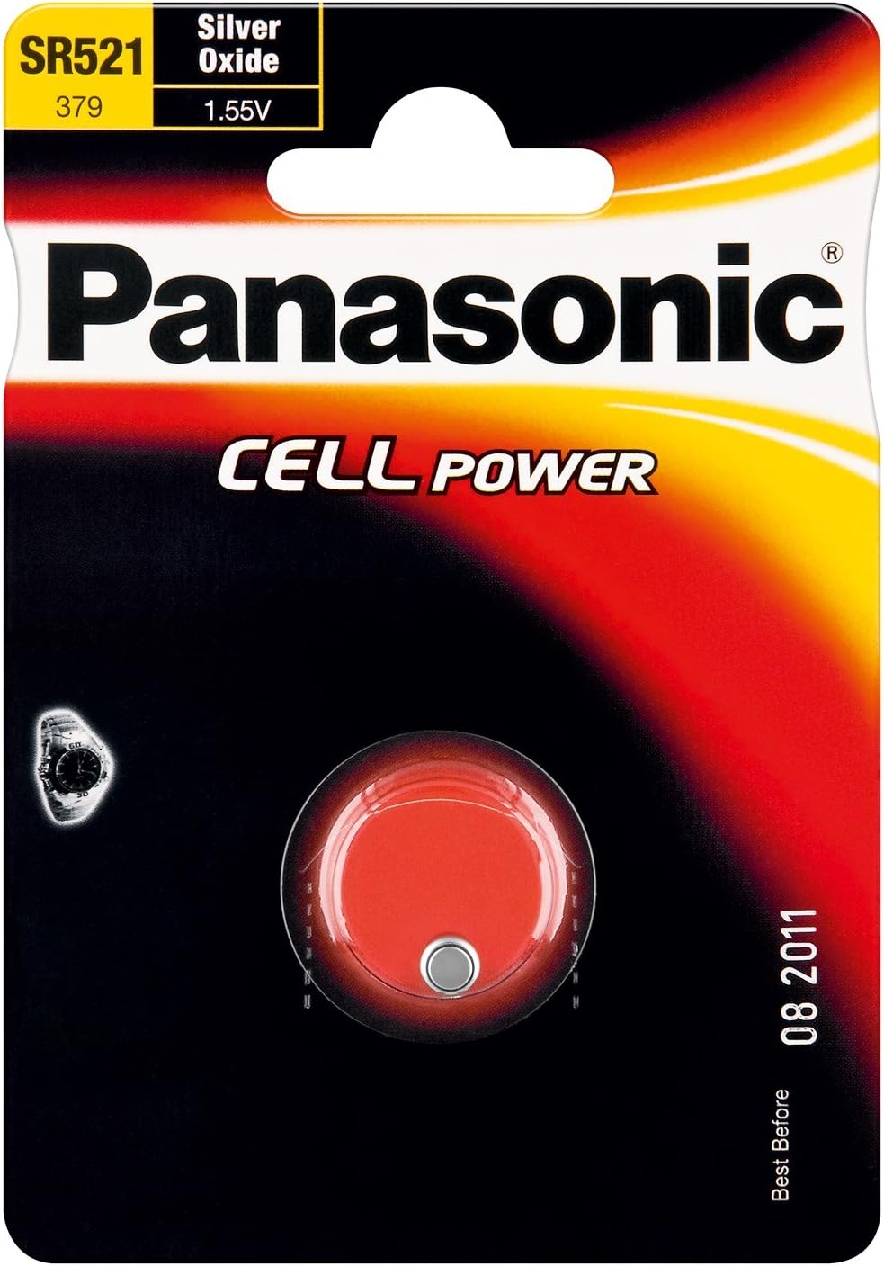 Panasonic SR521 Alkaline 1.55 V Non-rechargeable Battery Alkaline ...