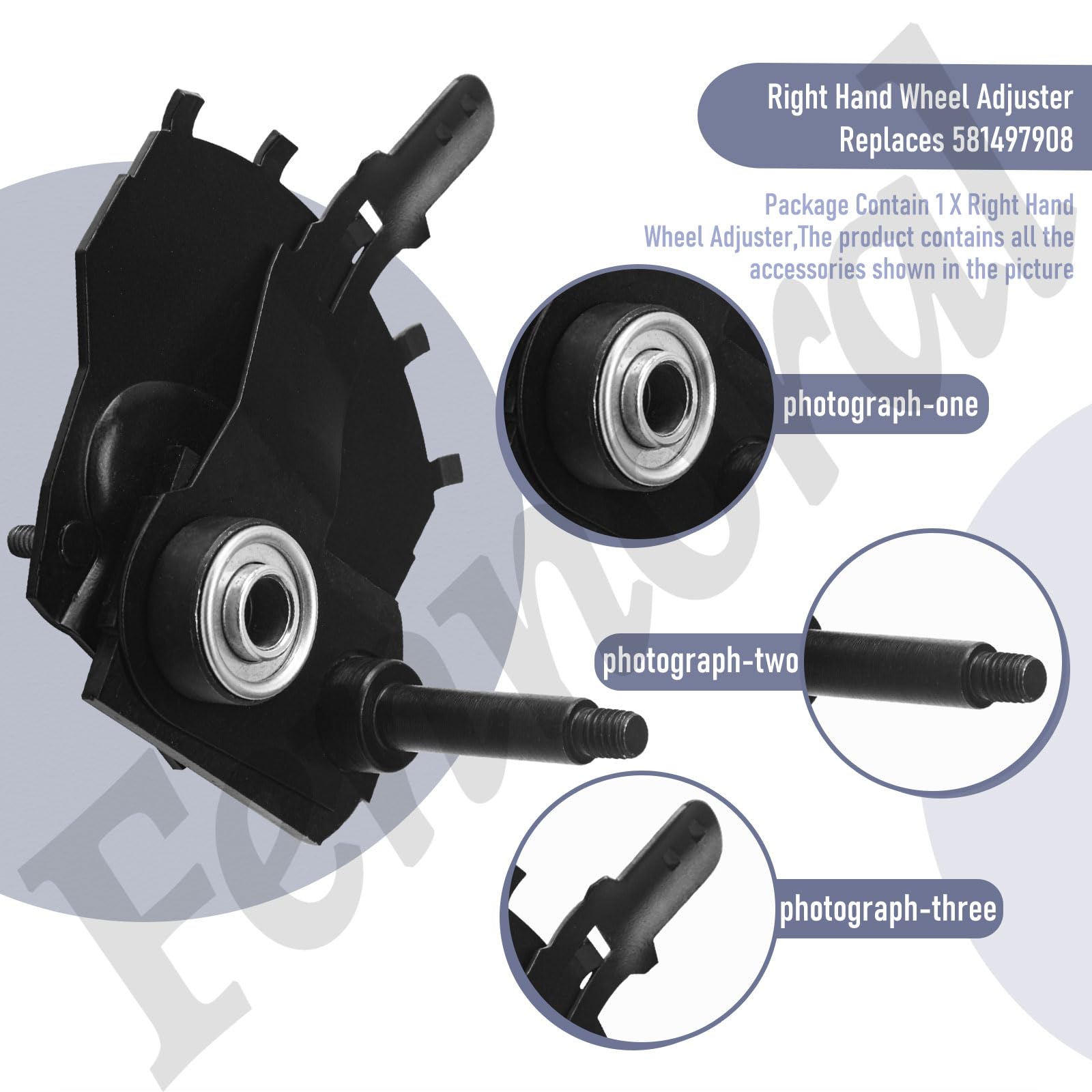 Snapklik.com : Right Hand Wheel Adjuster 581497908 Compatible