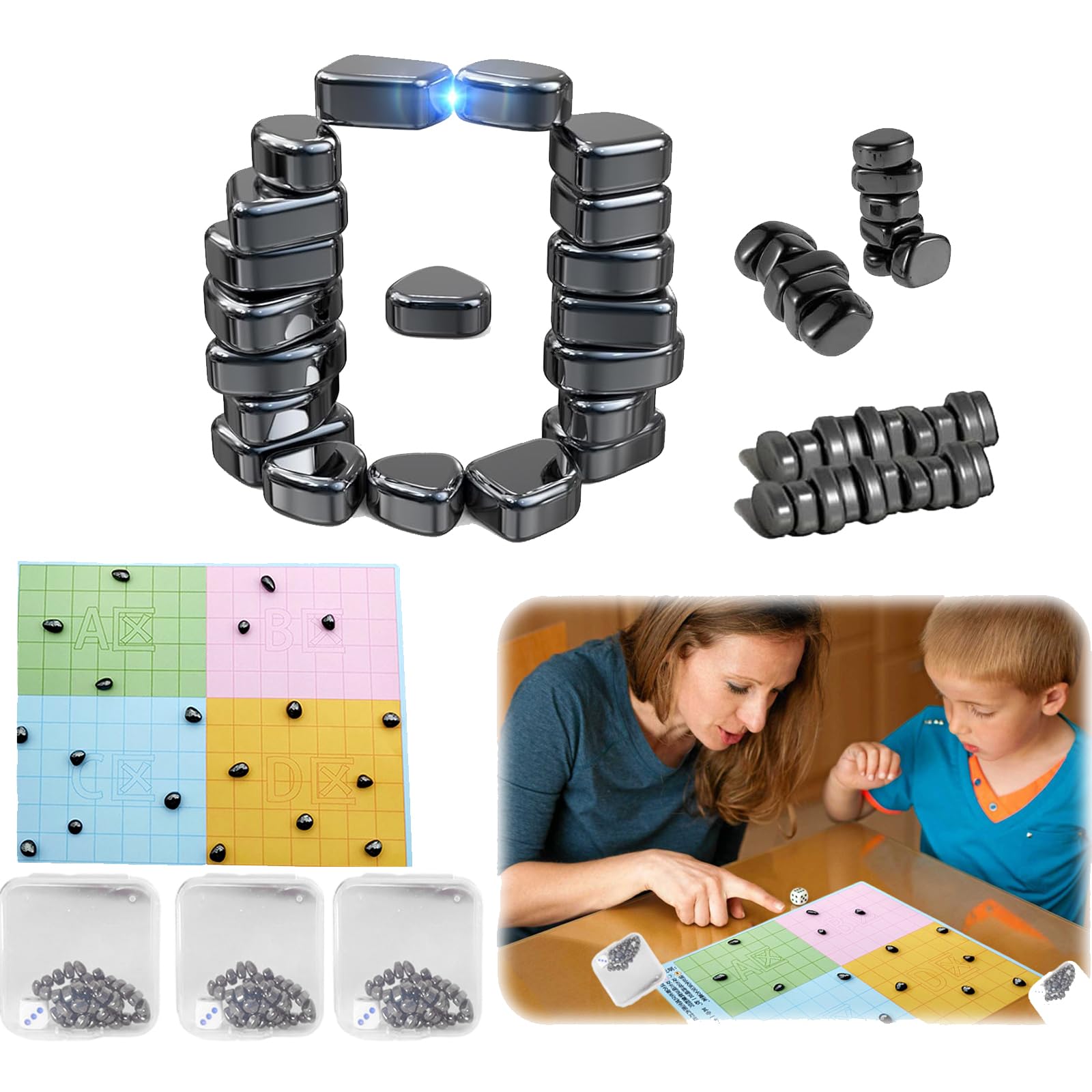 Schachspiel Mit Magneten Magnet Schach Spiel - Strategisches Brettspiel ...