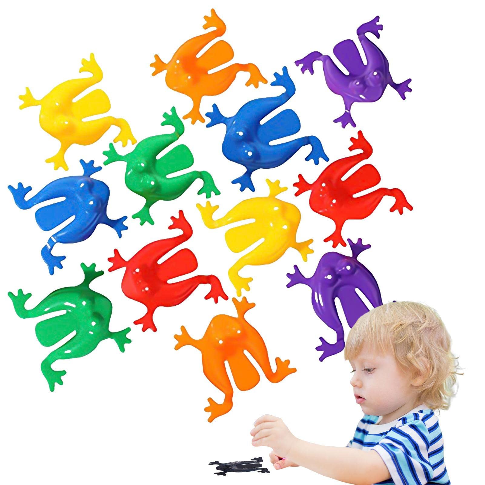Kid Frog Jumps Jumping Frogs Party Favours 8pk Kids Birthday Games