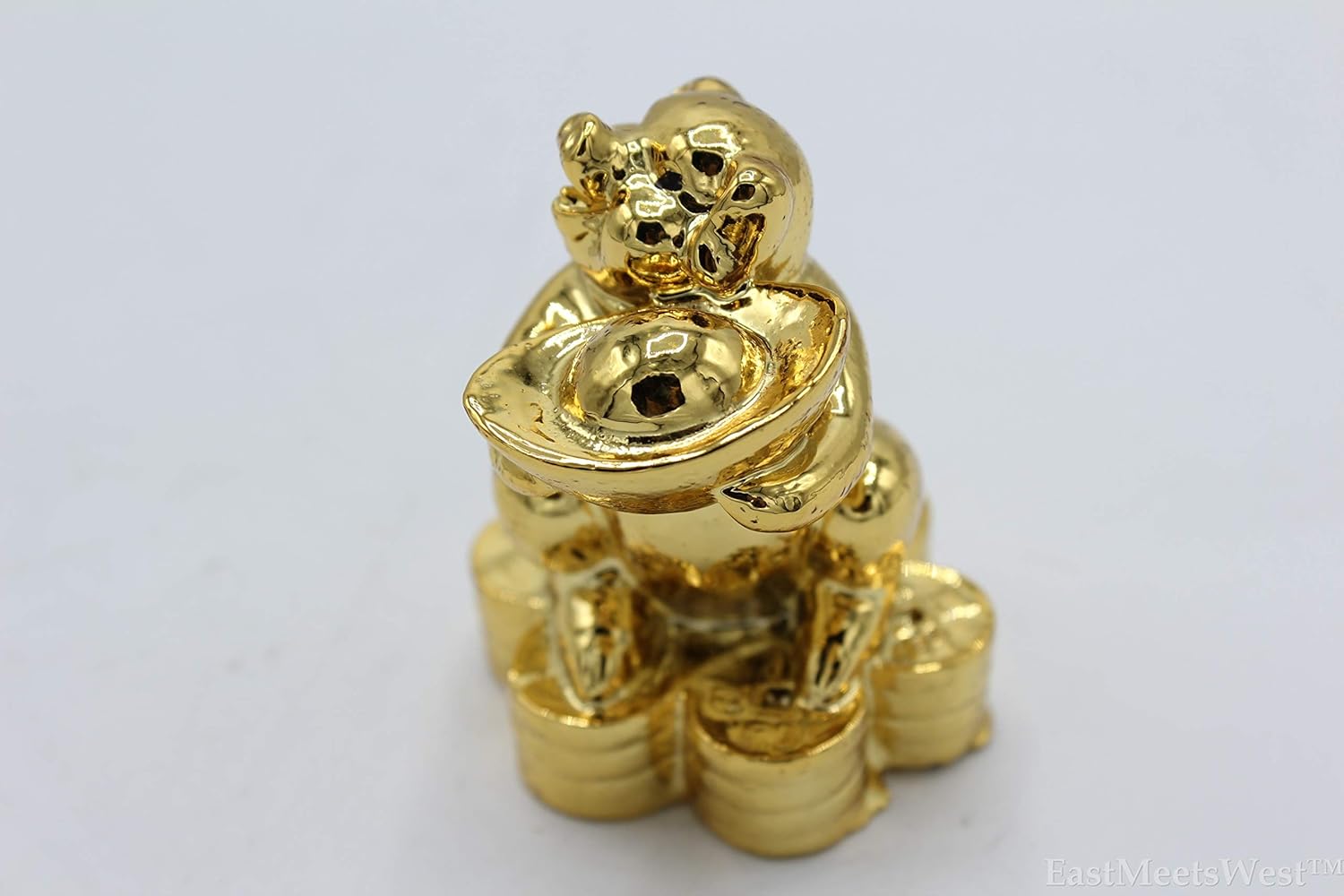 Amazon.com: Mini Gold Boar Pig Zodiac Year of Boar Pig Prosperity Boar ...