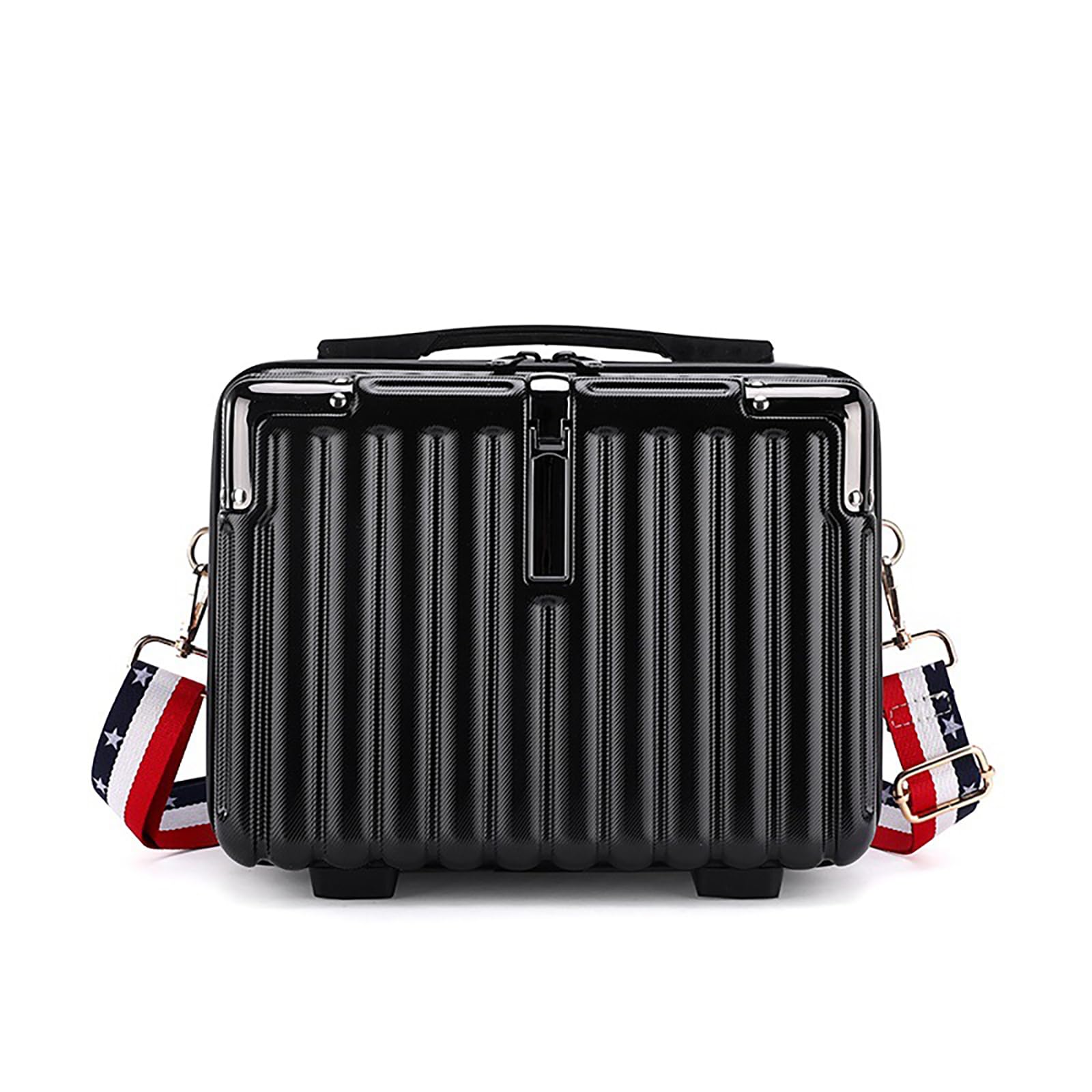 Amazon.com: Duleylv Mini Suitcase Hard Shell Makeup Bag Travel Cosmetic ...