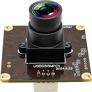 Amazon.com: Webcamera usb 5mp Global Shutter USB Camera Module for Computer 60fps High Speed PC ...