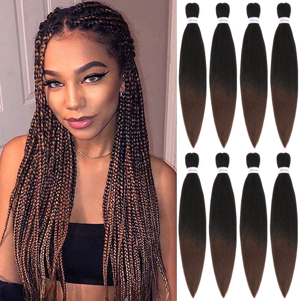 Brown Braiding Hair 22 Inch 8 Packs Hair Extensions Professional ...