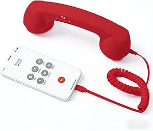 Type-C Retro Telephone Style Landline Handle Receiver, Retro Phone ...