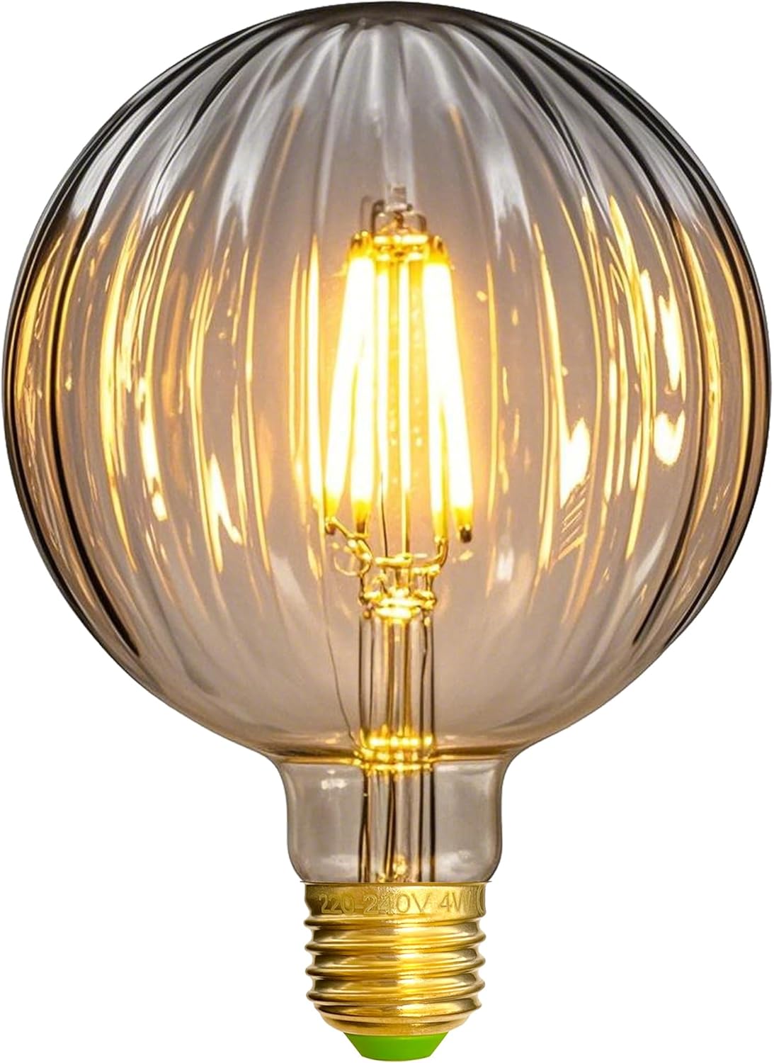 TIANFAN LED-Birnen Vintage 4 W 2500 K Warmweiß Kristall-LED-Glühbirne ...