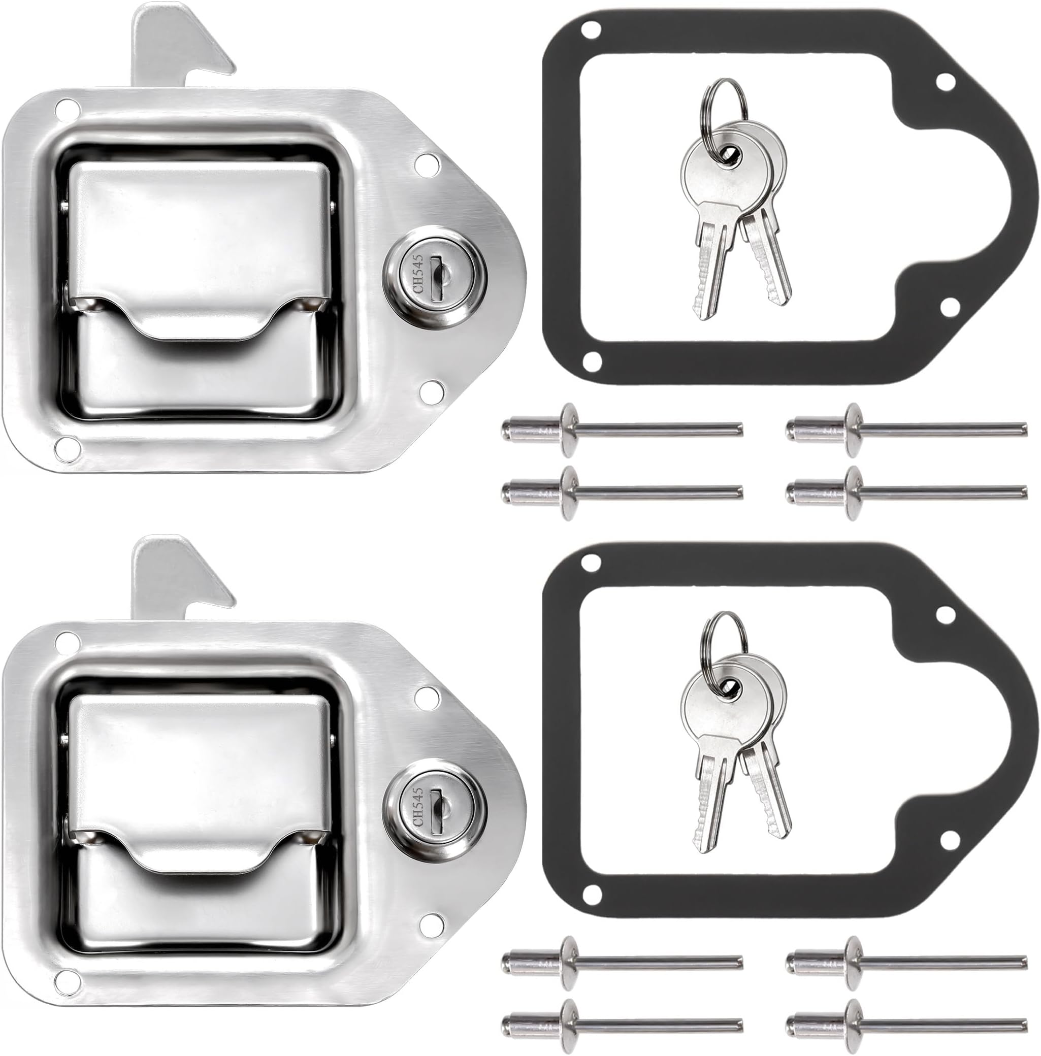 Tool Box Replacement Latch,2 stainless steel Truck Tool Box Latch ...
