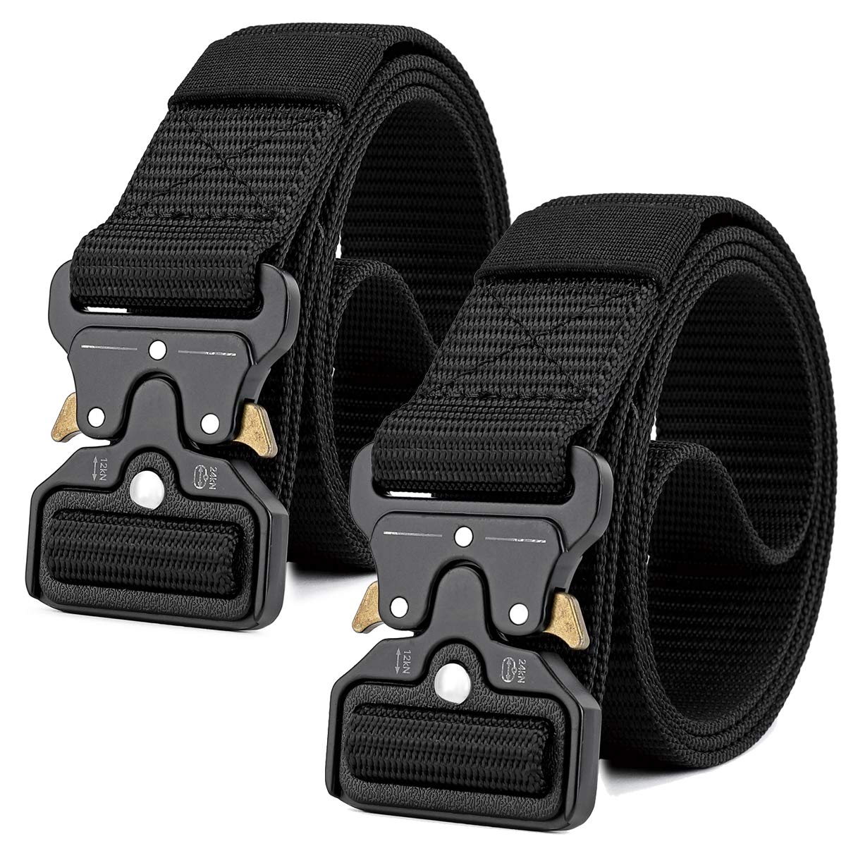 Snapklik.com : MOZETO Tactical Belts For Men, 2 PCS 1.5 Inch Military ...