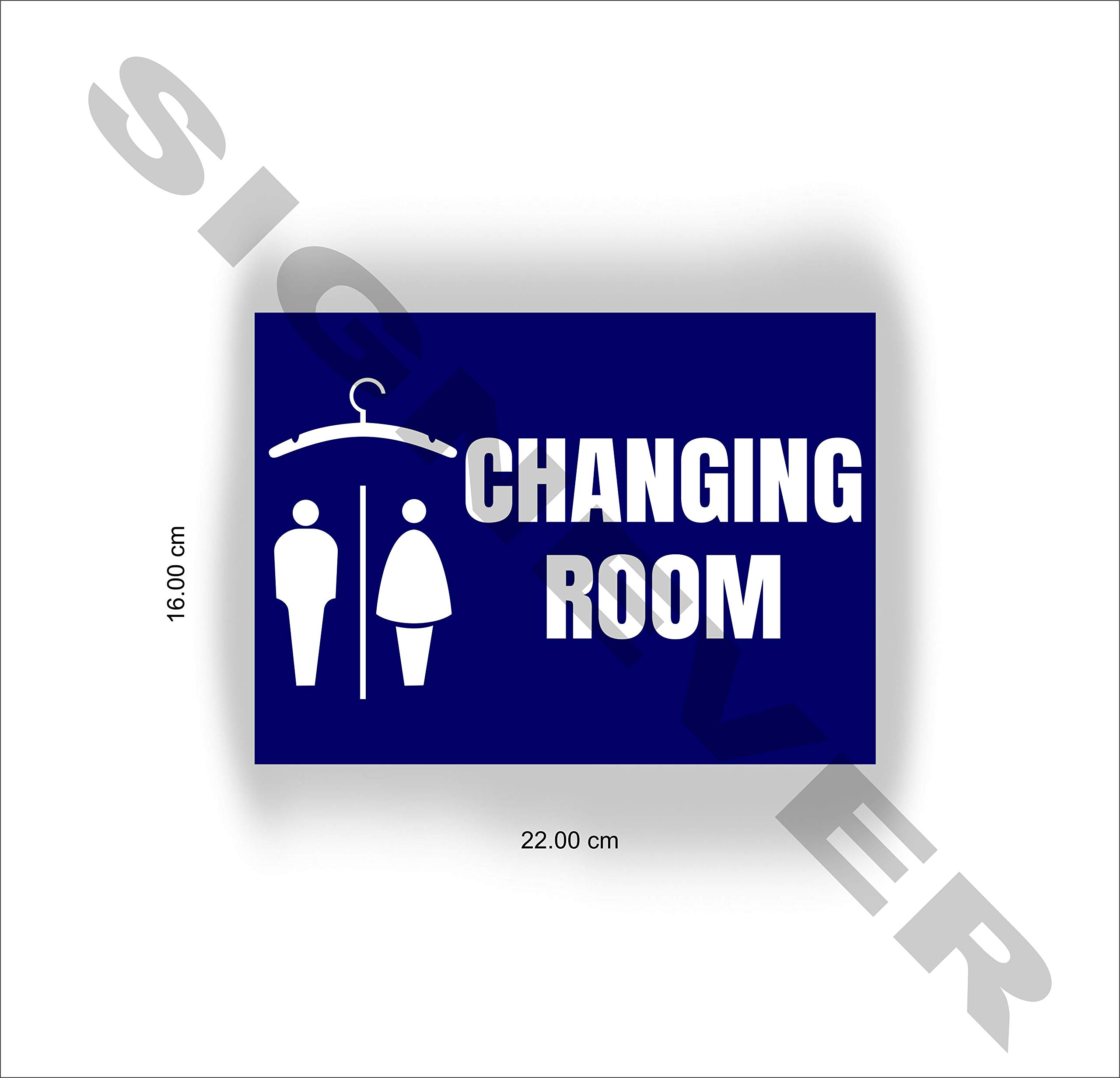 Buy SIGN EVER Changing Dress Room Sign Board For Auditorium Shops ...