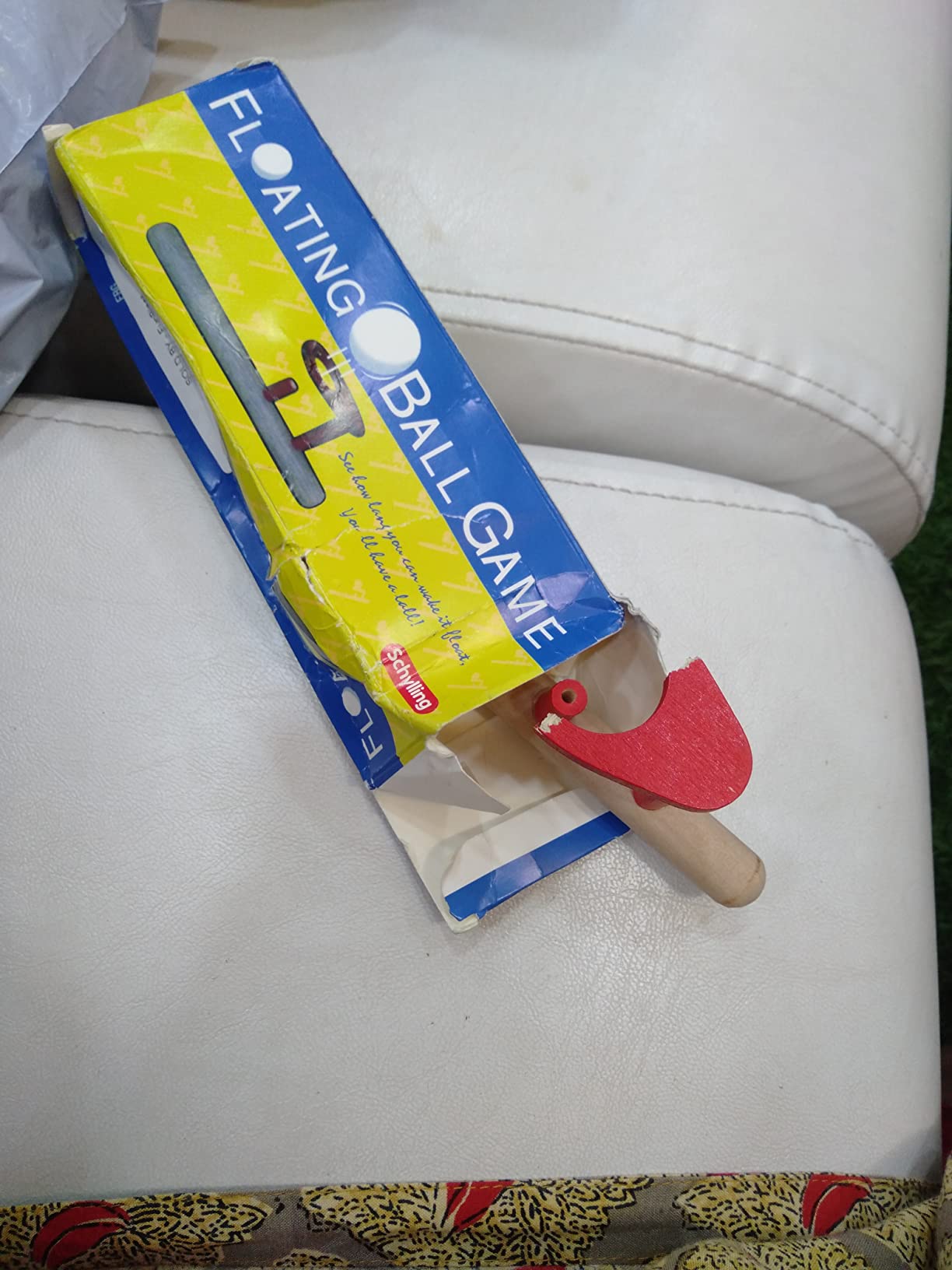 FunBlast Wooden Games Floating Ball Blow Tube & Foam Balls Blow Toys ...