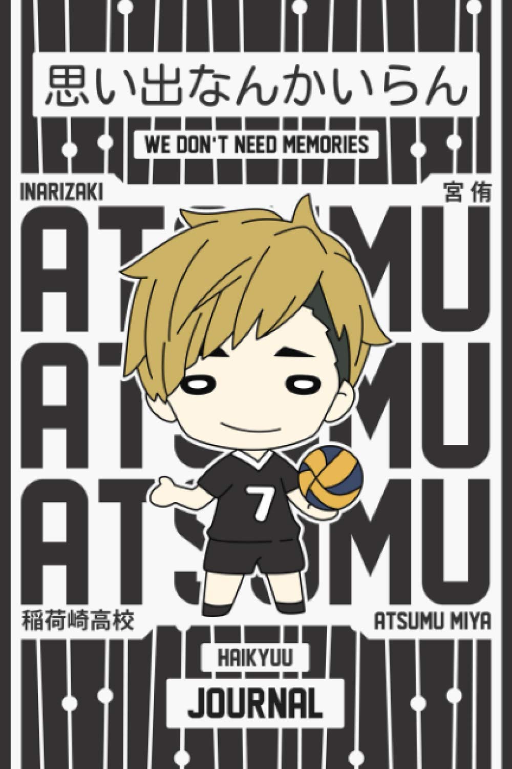 Buy Atsumu Miya Chibi Journal: 6x9 Haikyuu Journal Series, featuring ...