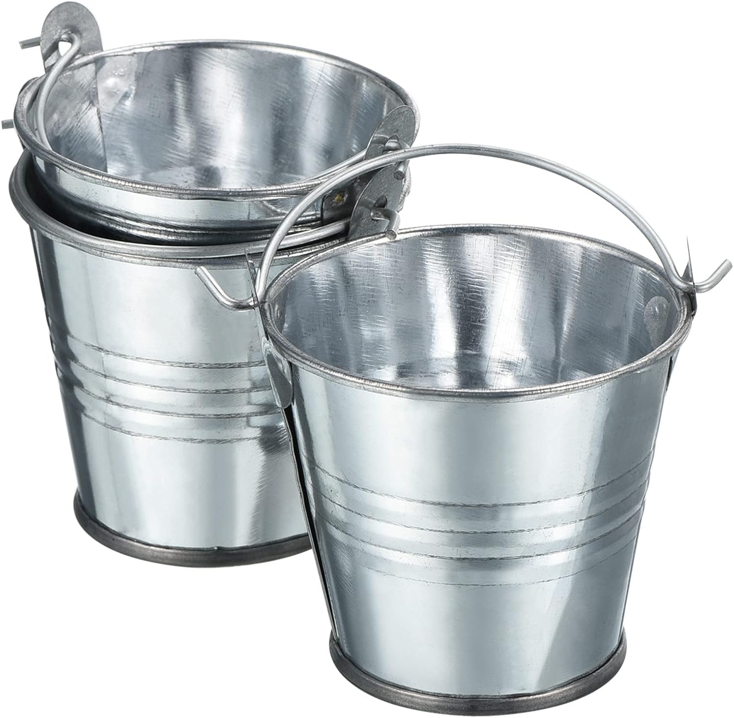 Amazon.com: PATIKIL 2"x2" Small Metal Bucket, 3 Pack Mini Colorful ...