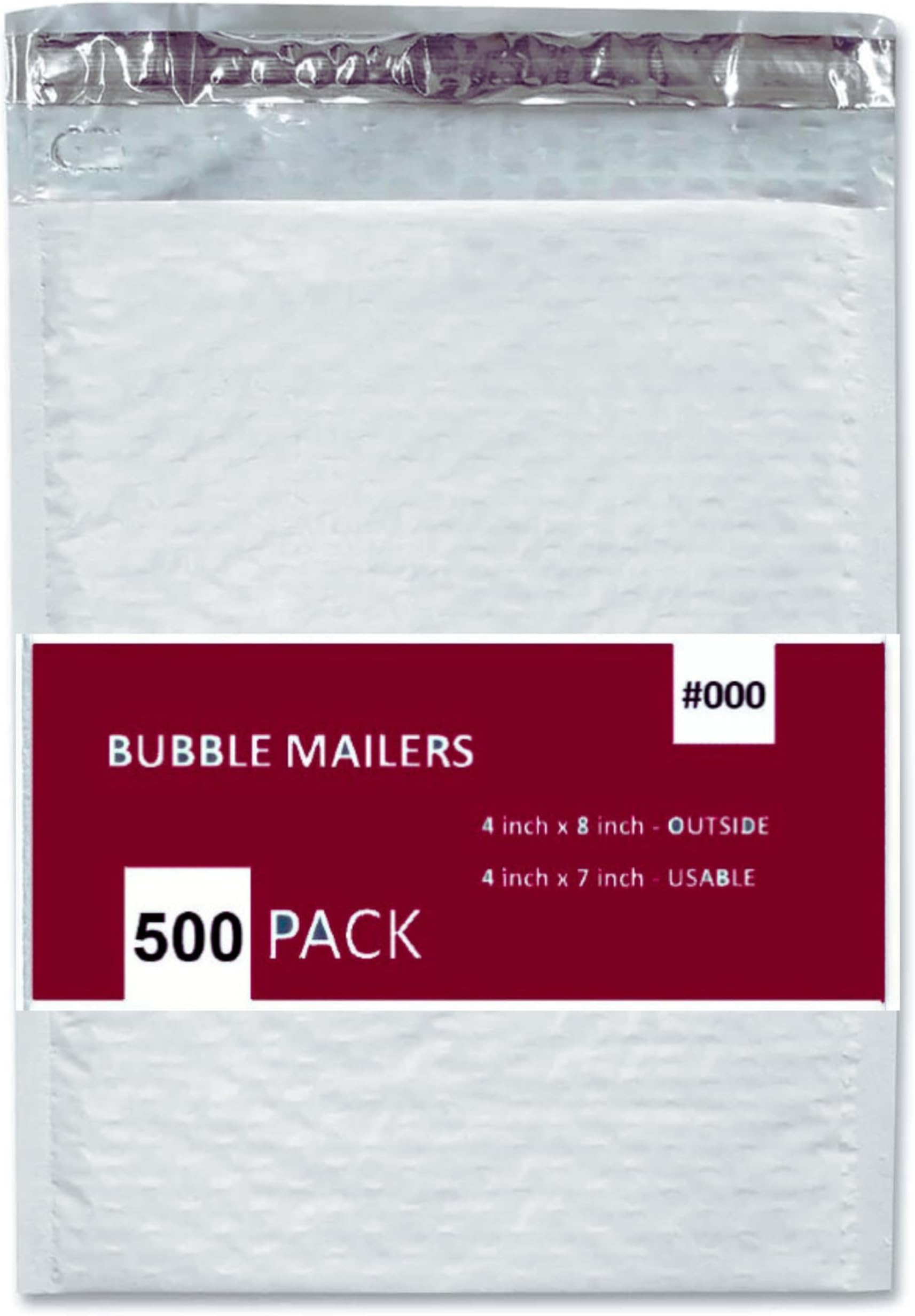 Amazon.com : 500 PC 4x8 Inches Poly Bubble Mailers Shipping Padded ...