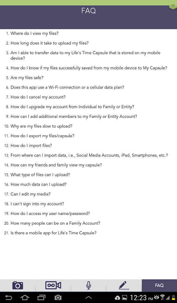 Life's Time Capsule - App on Amazon Appstore