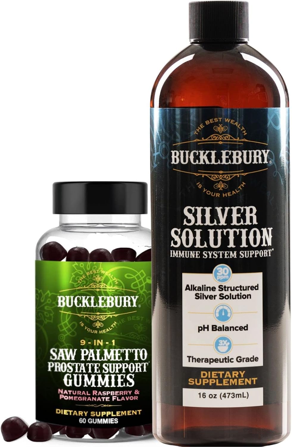 Amazon.com: BUCKLEBURY Saw Palmetto Prostate Gummies and Structured ...