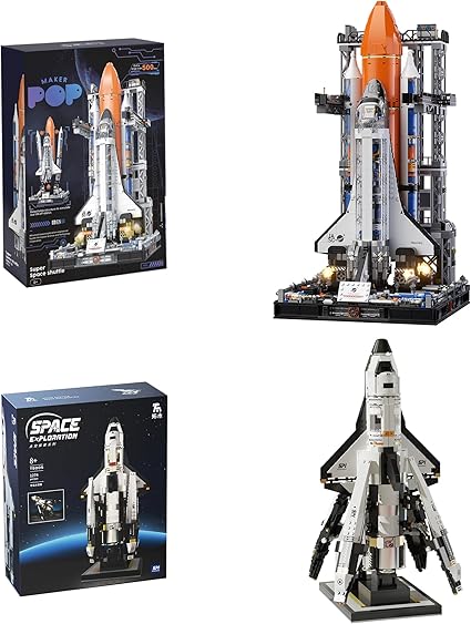 Amazon.com: VannMold Super Space Shuttle 2226 PCS and Space Exploration ...