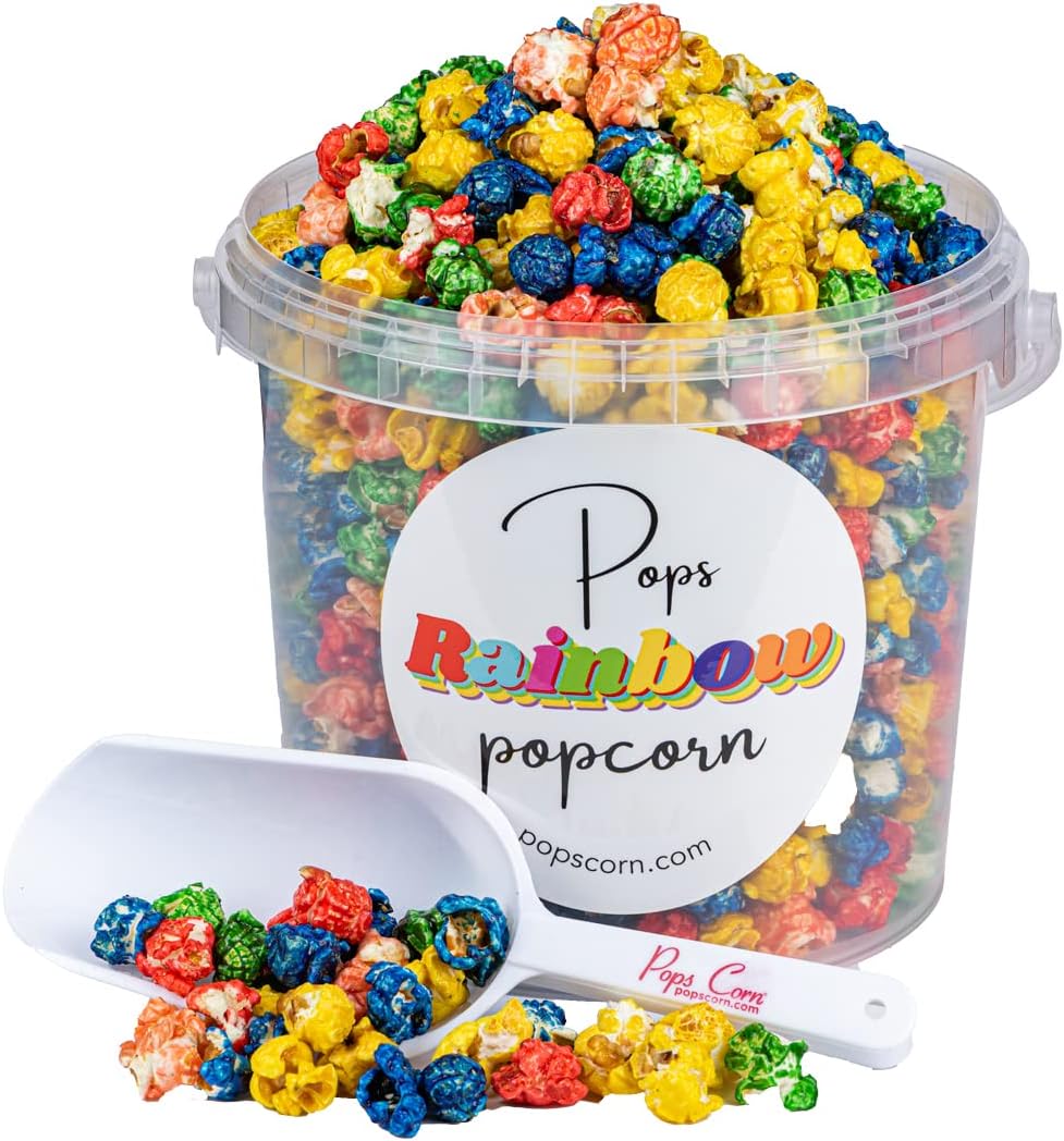 Amazon.com: Rainbow Gourmet Popcorn! 24 oz 1.5LB-Unicorn candy Decor ...