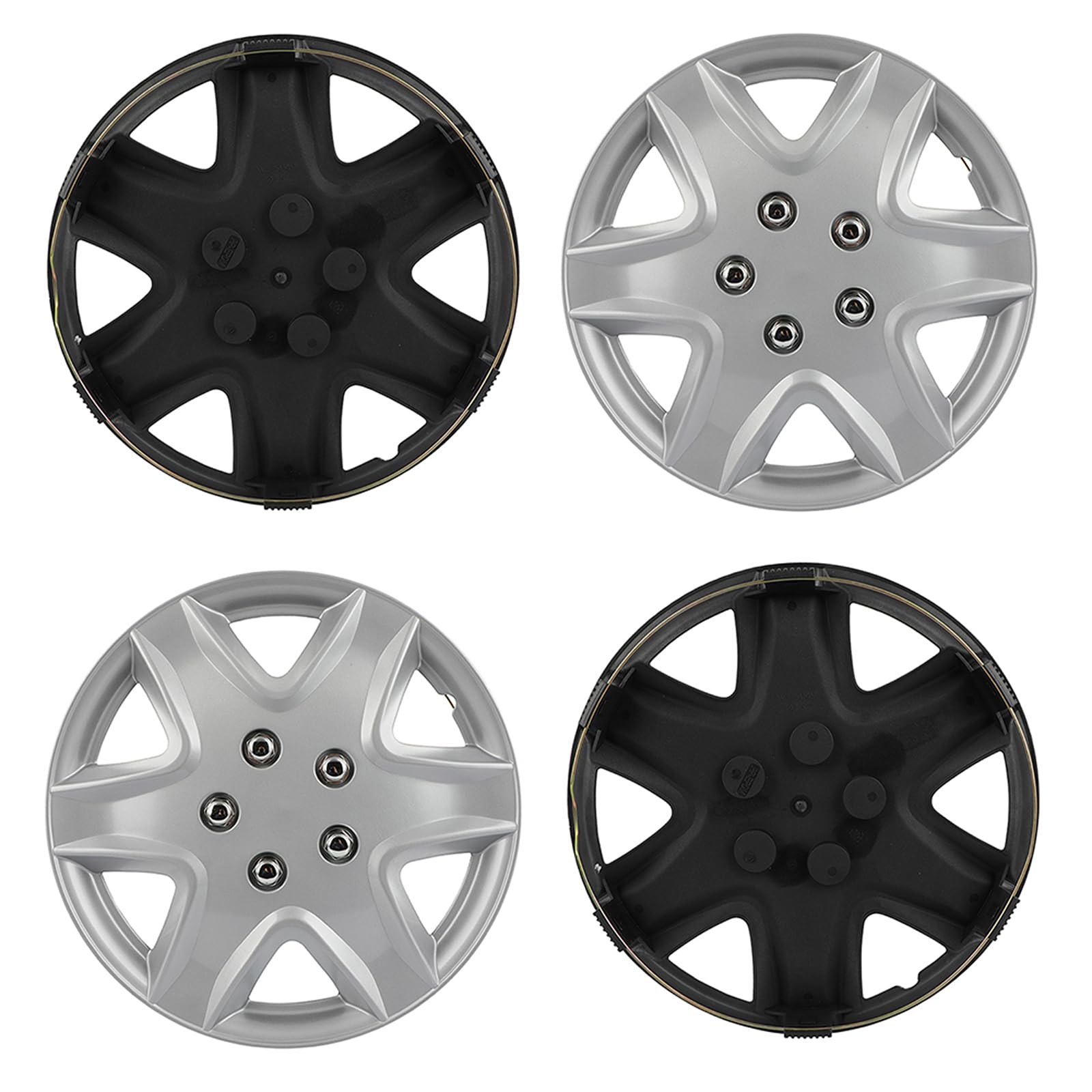 Walmart Hubcaps Wheel Covers Autosmart 14" Wheel Covers, ABS, Glossy