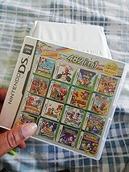 DS Game, 482 in 1 Game Cartridge Multicart, Game Pack Card Super Combo ...