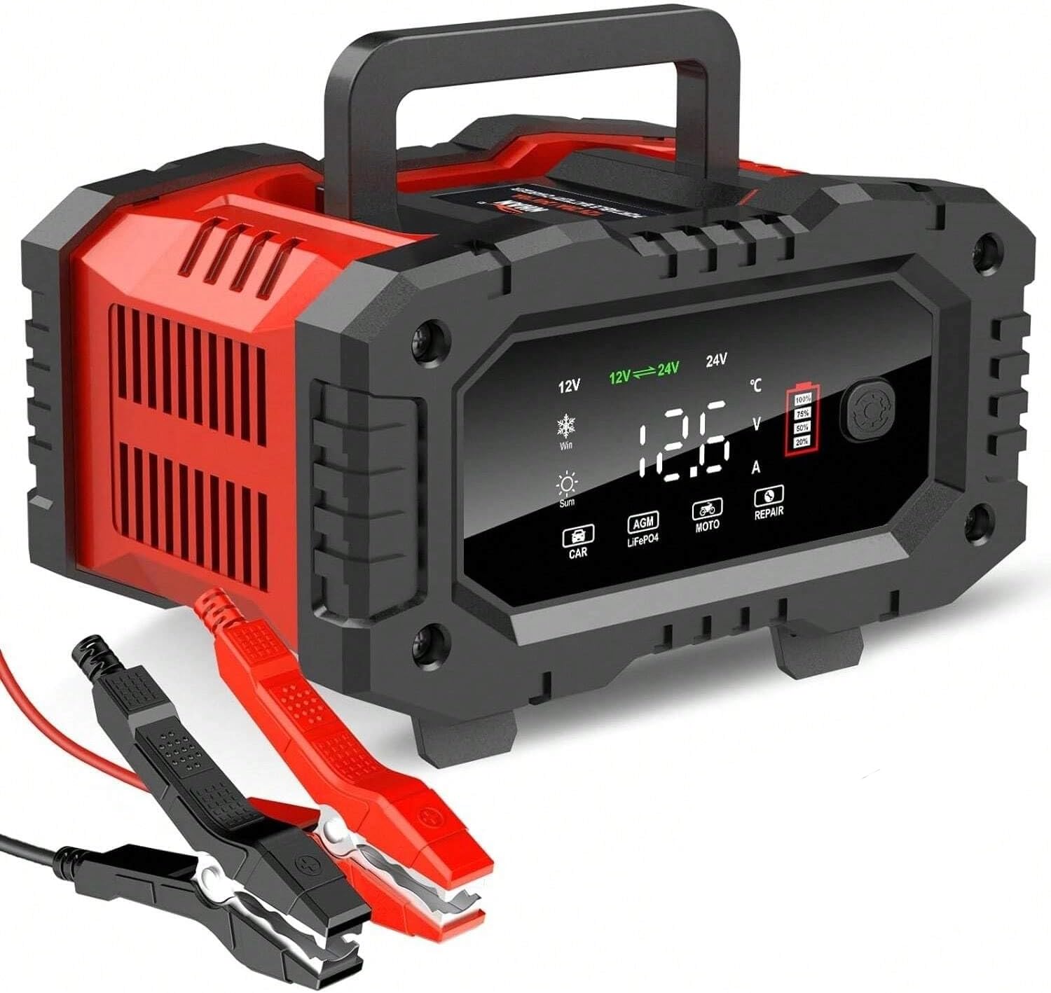 FrogBro 12V 40A DC to DC Battery Charger with Solar Input MPPT ...