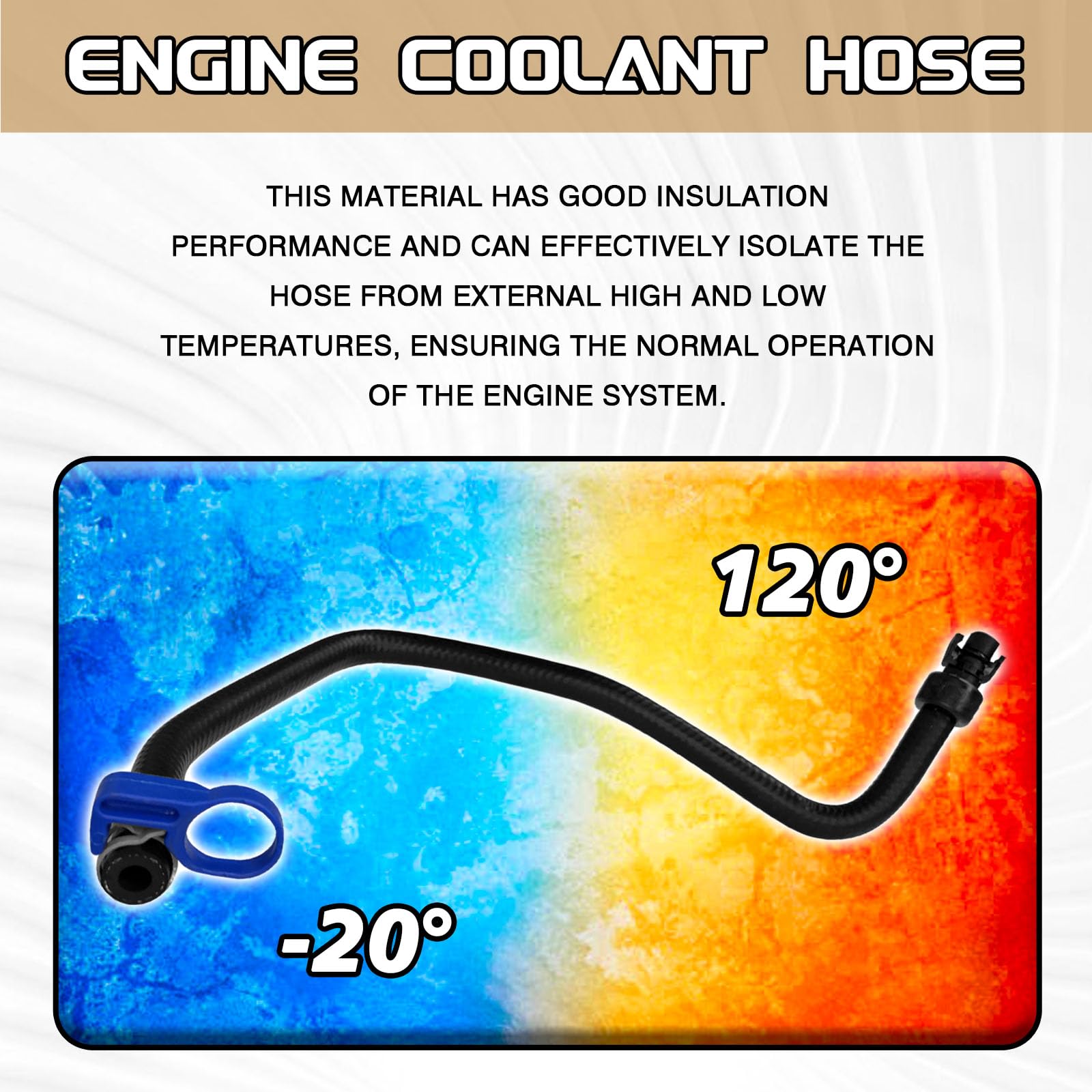 Snapklik.com : LLII Coolant Reservoir Tank Hose Engine Coolant Inlet ...