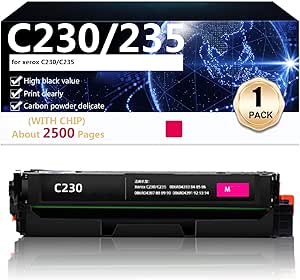 Amazon.com: FLOATD C230 C235 Toner Cartridge Replacement with Chip ...