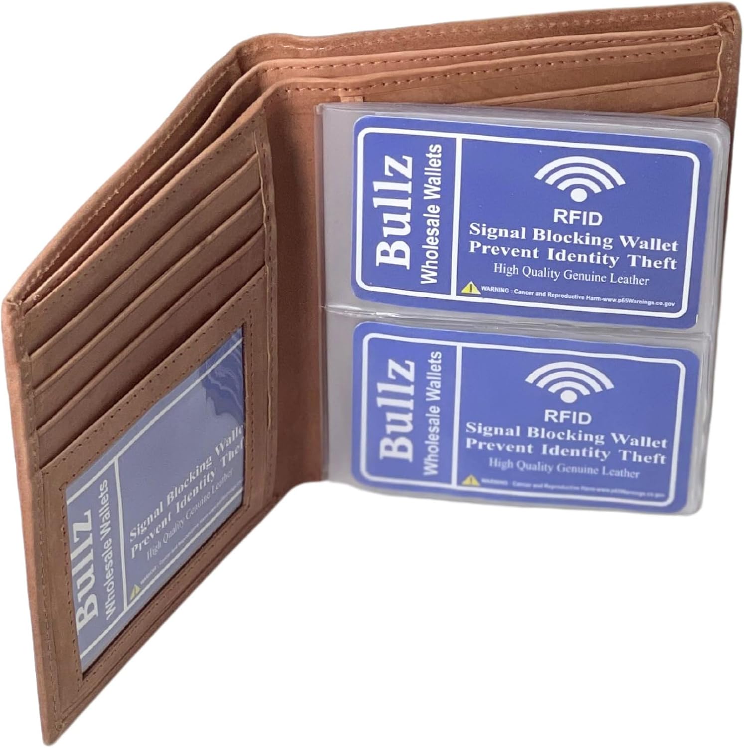 Amazon.com: RFID Leather European Bifold Hipster Mens Wallet With Heavy ...