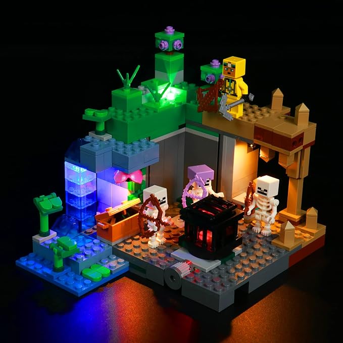 Amazon.com: BrickBling Light Kit Compatible with Lego Minecraft The ...
