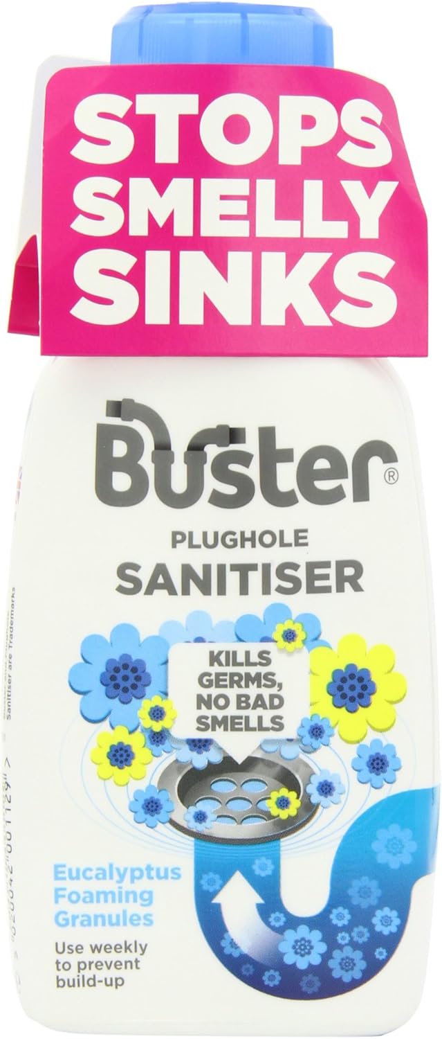 Buster Plug Sanitiser Granules 300 g (Pack of 3) : Amazon.co.uk: Grocery