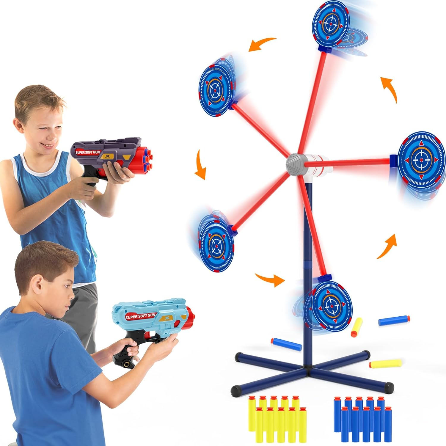 Amazon.com: Shooting Games Toys Set for Boys, Kids Toys Outdoor Indoor ...